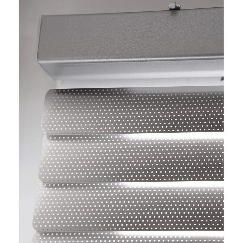 Veneciana exterior de aluminio microperforado de 25 mm hecha a medida ...