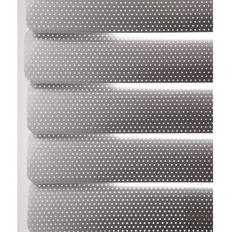 Veneciana exterior de aluminio microperforado de 25 mm hecha a medida ...