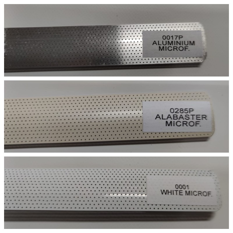 Veneciana exterior de aluminio microperforado de 25 mm hecha a medida ...