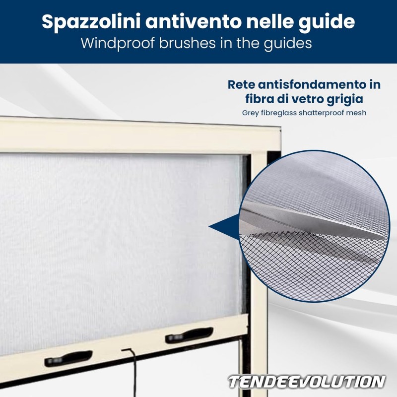 Custom Made Vertical Mosquito Net for French Window Door - Effective ...