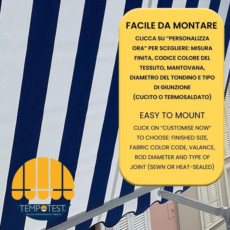 Tempotest Parà Replacement Fabric for Awnings - Maximum Protection and ...