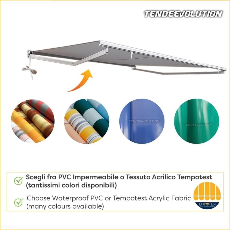 Store à bras tendu Tempotest Parà : élégance et fonctionnalité sur mesure