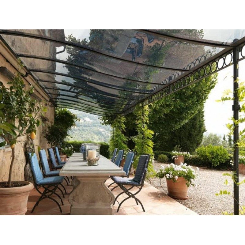 Transparent PVC sheet fireproof class 2 crystal cut by the linear meter