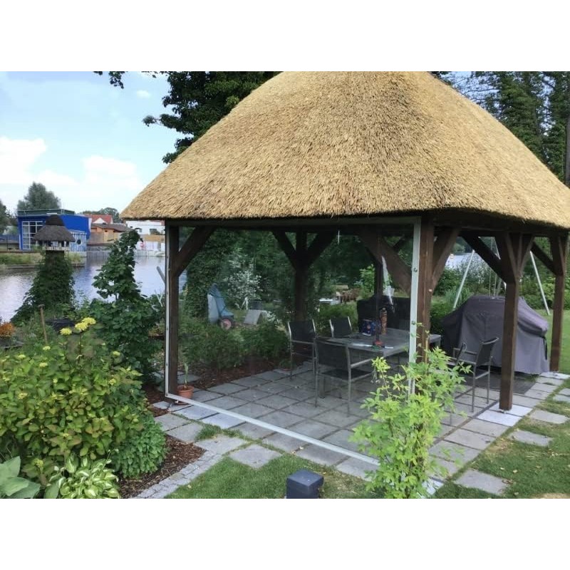 Transparent PVC sheet fireproof class 2 crystal cut by the linear meter