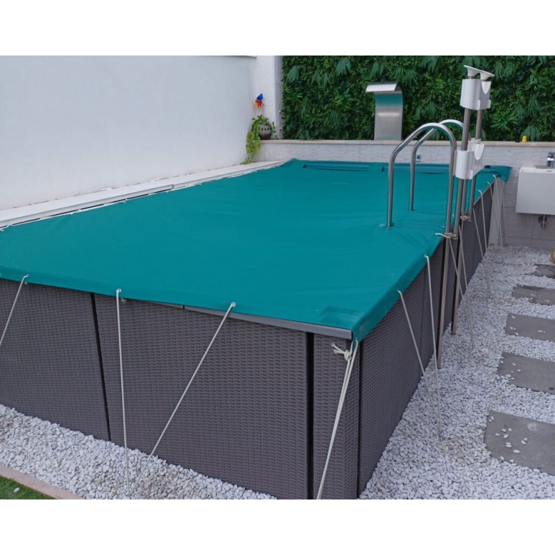 Protect your Pool with Tailor-Made Tarpaulin - Polyethylene 210 GR/MQ ...