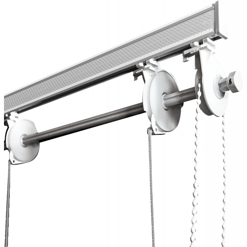 Advanced Roman Blinds Track System - Easy Lifting with Chain and ...