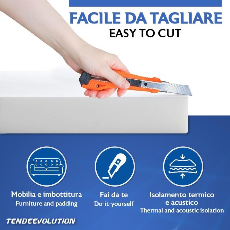 Sofa foam, high density sheet for cushion padding