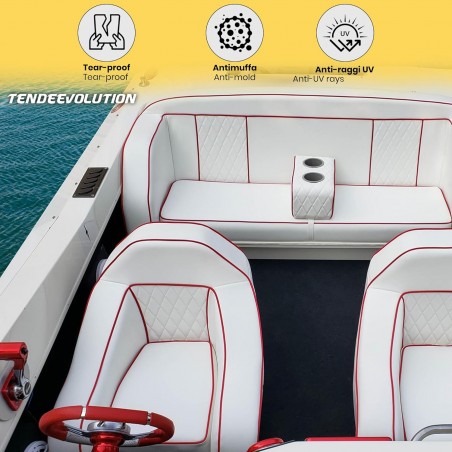 PVC Edge Trim for Nautical Cushions - Multi-Color and UV-Resistant 5MT