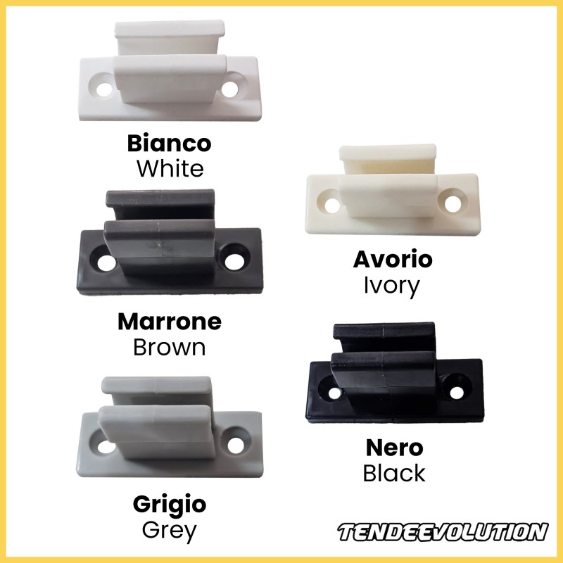 PVC Rod Fastener for Safe Fixing to the Wall