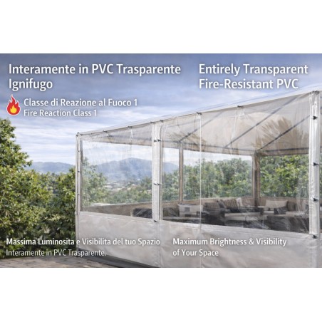 Custom-Made Class 1 Fireproof Transparent PVC Sheet